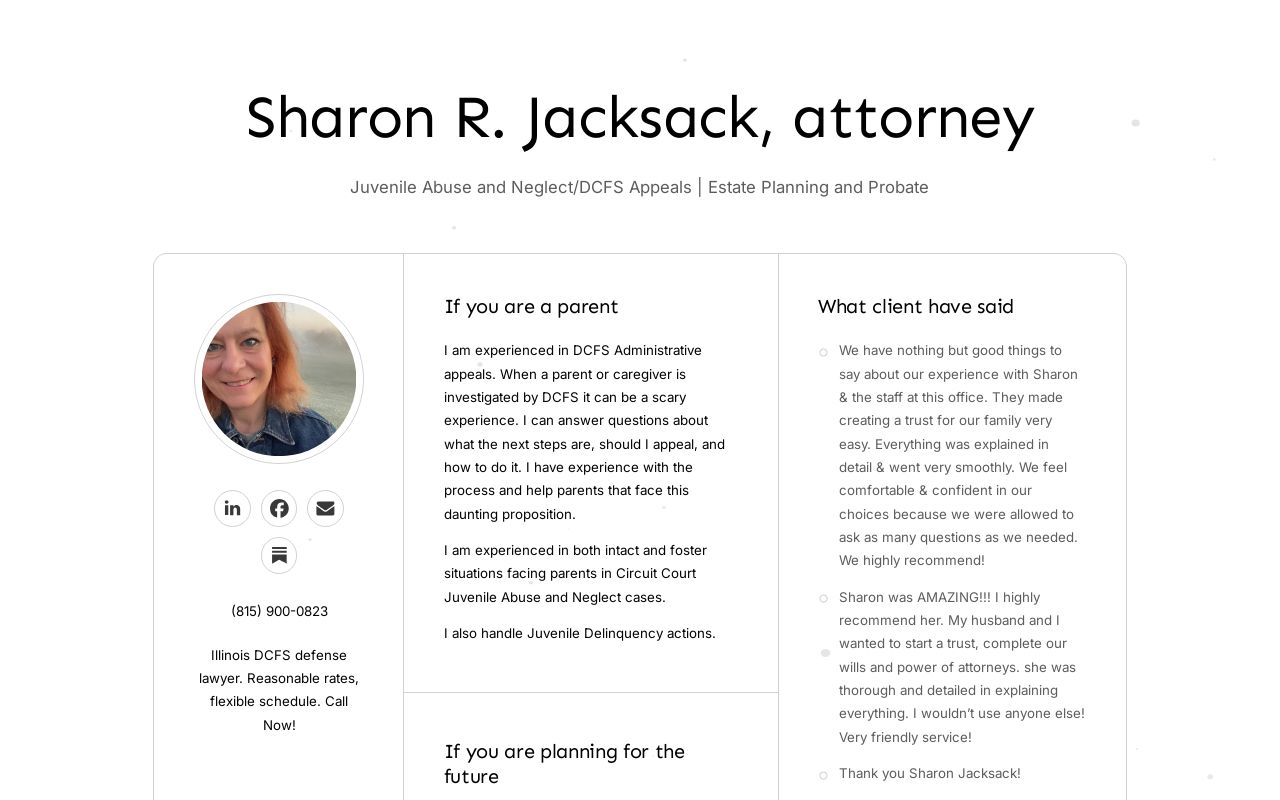 Sharon R. Jacksack, Attorney